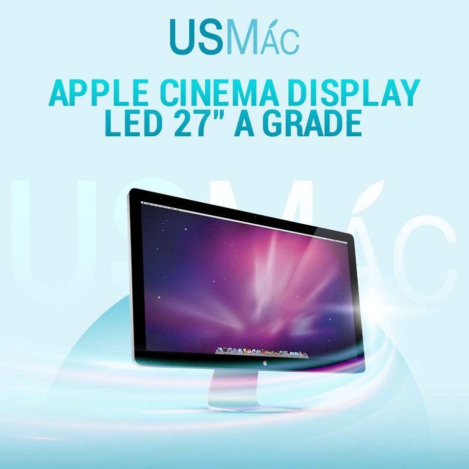 Apple Cinema Display LED (27-Inch) B Grade 12 Months Warranty A1316 ...