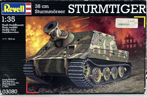 Revell 1:35 STURMTIGER 38cm Sturmmorser Assault Gun Model Kit#03080 ...