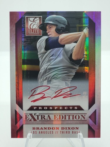 2013 Elite Extra Edition #153 Brandon Dixon Autograph 212/672 Red Ink ...