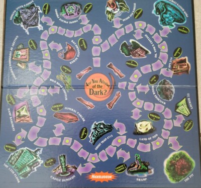 Are You Afraid Of The Dark? Board Game Replacement Board | eBay