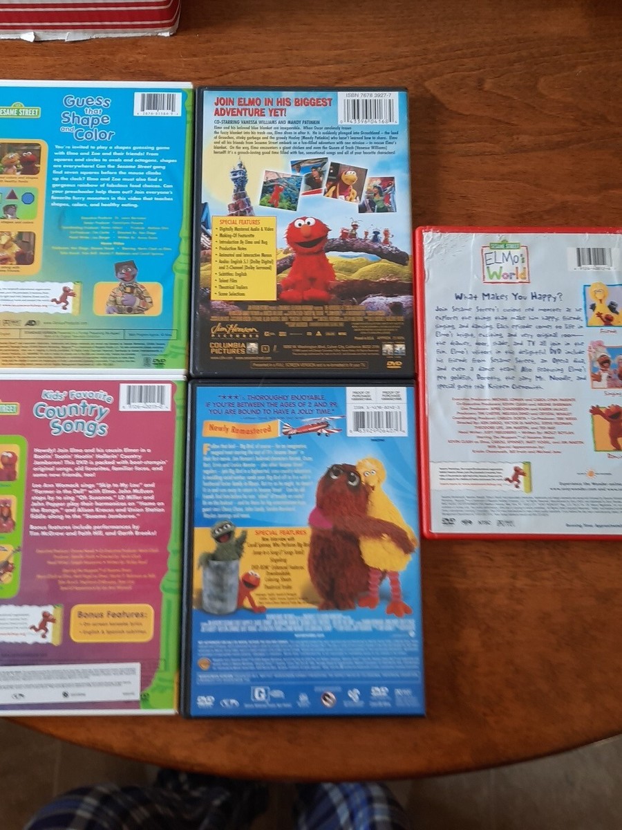 Sesame Street Big Elmo Fun Dvd