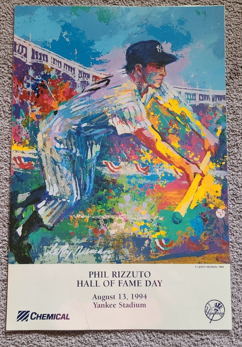 Phil Rizzuto Hall Of Fame Poster - New York Yankees | eBay