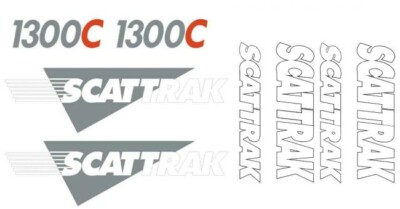 Scat Trak 1300C Decals Stickers Kit Skidsteer loader FULL SET Emblem ...