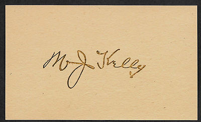 King Kelly Autograph Reprint On Genuine Original Period 1890s 3x5 Card ...