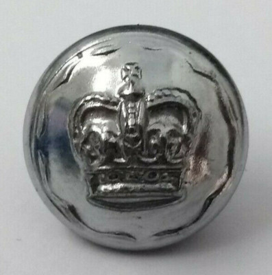 Genuine British Made Military & Security Detail Queens Crown Buttons X4 ...