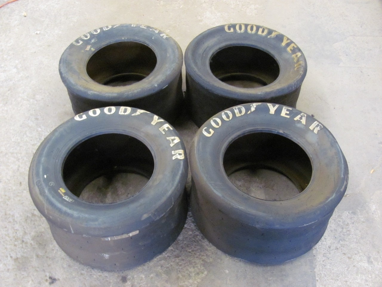 NOS Goodyear Blue Streak Stock Car Tires Set of (4) 27x11-15 | eBay