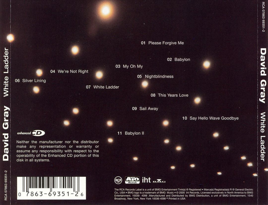 White Latter by David Gray (CD, 2000) for sale online | eBay