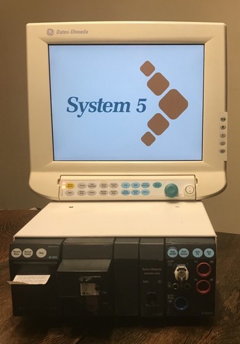 Datex-Ohmeda S5 Monitoring System PATIENT READY w NIBP, ECG, SpO2 IBP ...