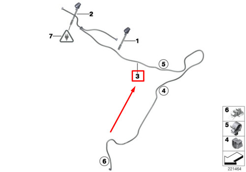 NEW MINI COUNTRYMAN R60 WINDSHIELD WIPER WASHER HOSE 61669807959 ...