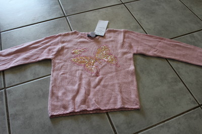 BRAND NEW FUZZY WUZZY SIZE 8 STUNNING GIRLS TODDLER PINK JUMPER STYLISH ...