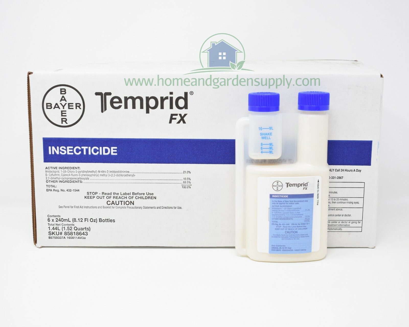 Temprid FX Insecticide Controls Ants Bed Bugs Flies 6 x 240mL by Bayer ...