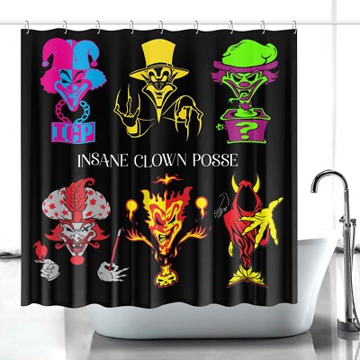 ICP Joker Cards Custom shower curtain dad gift Juggalo Family shower ...