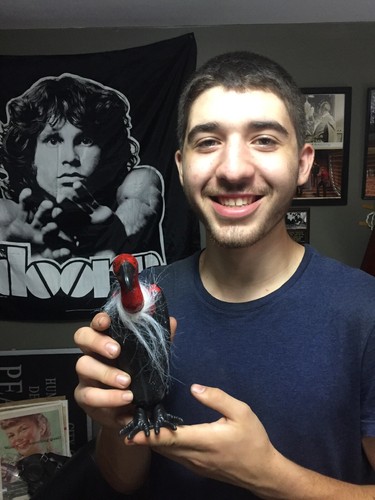 8" Tall Fake Old Vulture Buzzard Figure Halloween Haunted House Prop ...