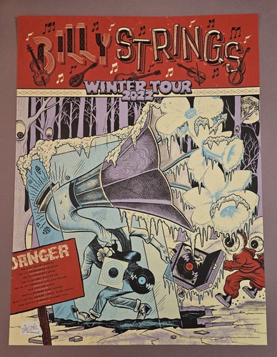 Official Billy Strings 2022 Winter Tour Poster Print Mint | eBay
