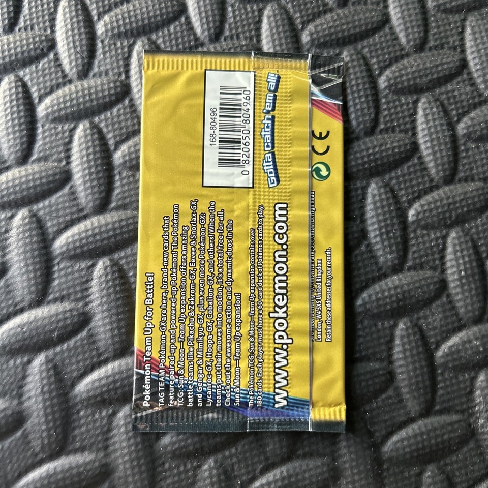 2019 Pokemon 3 Card Booster Pack Sun & Moon TEAM UP Factory Sealed ...