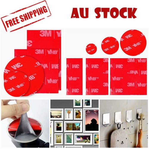 4x 3M VHB Double Sided Sticker Tape Foam Self Adhesive Pads Round ...