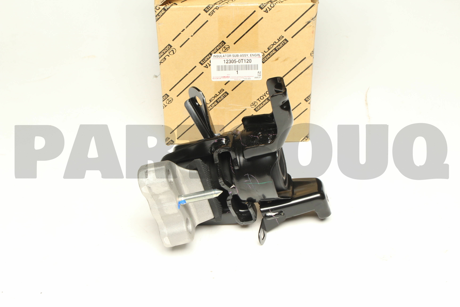 123050T120 Genuine Toyota INSULATOR SUB-ASSY, ENGINE MOUNTING, RH 12305 ...