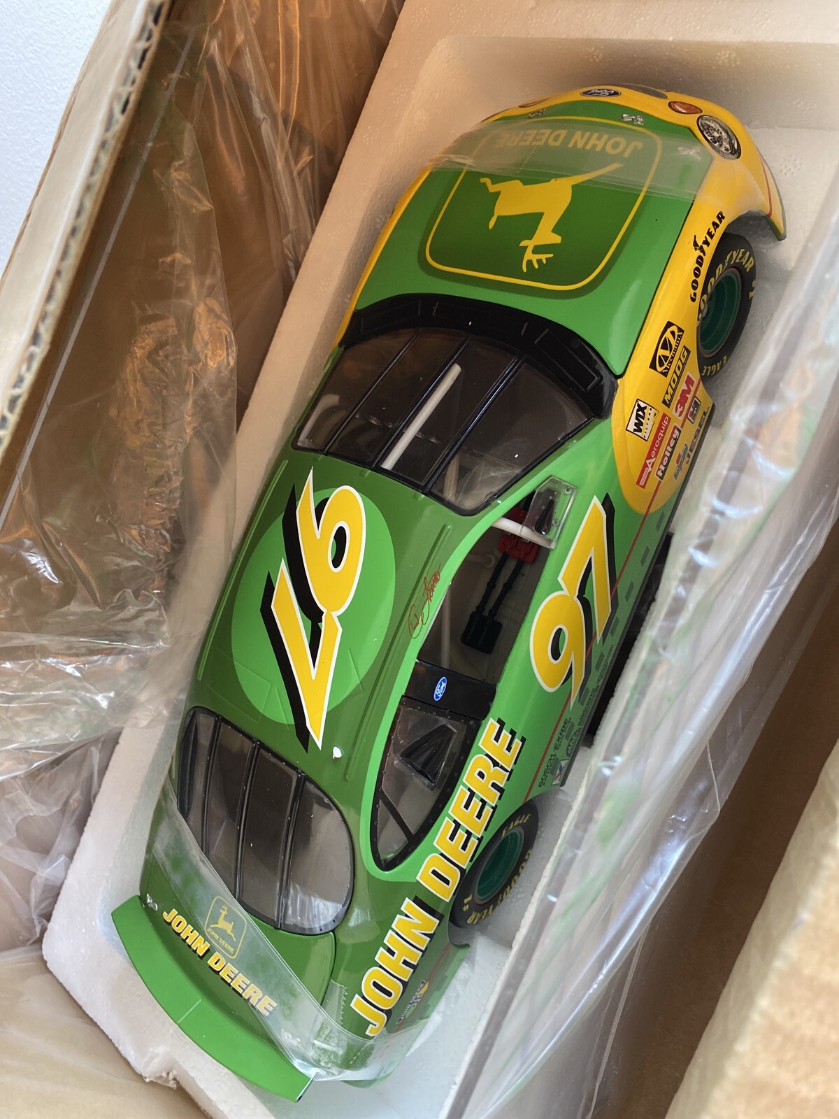 NIB 1/18 JOHN DEERE MOTORSPORTS CHAD LITTLE #97 Pontiac Numbered ...