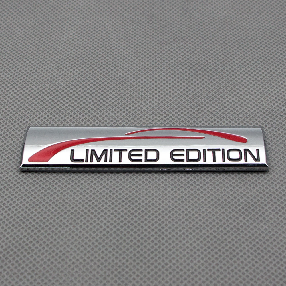 Rear Trunk Chrome Limited Edition Metal 3D Badge Emblem Sport Logo ...