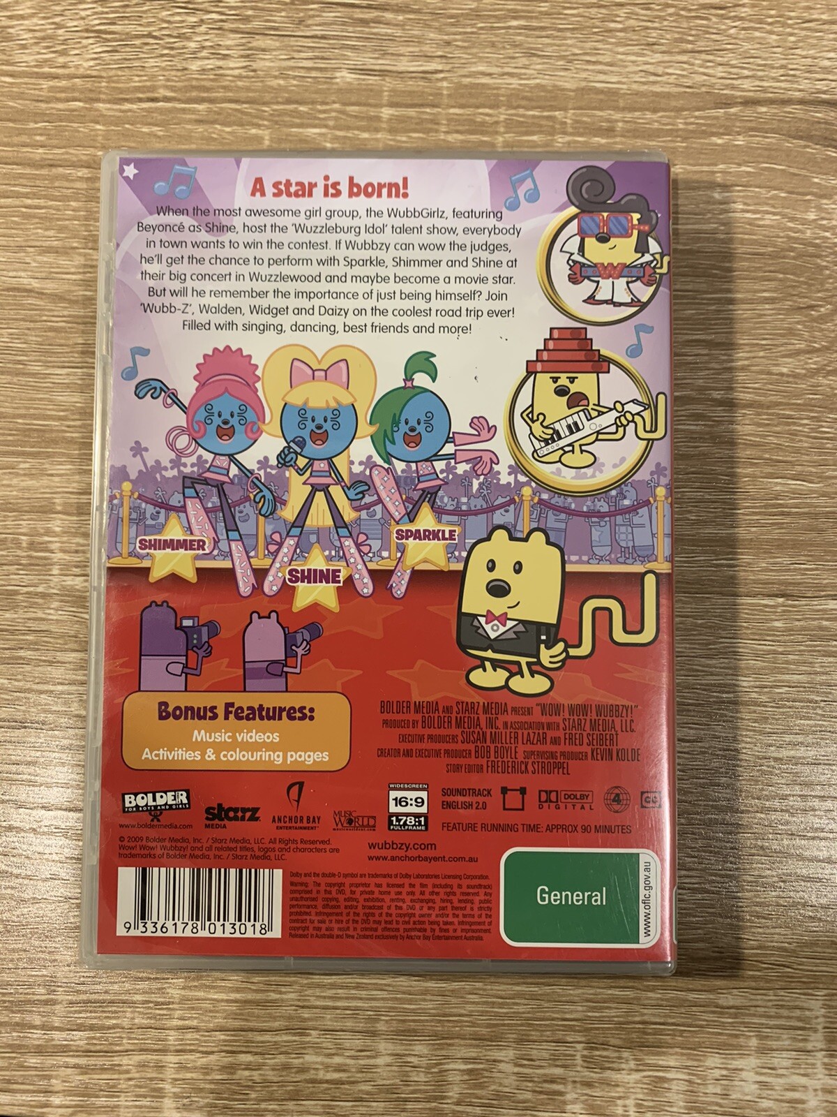 Wow! Wow! Wubbzy Wubb Idol (DVD, 2009) Brand New Sealed Region 4 ...