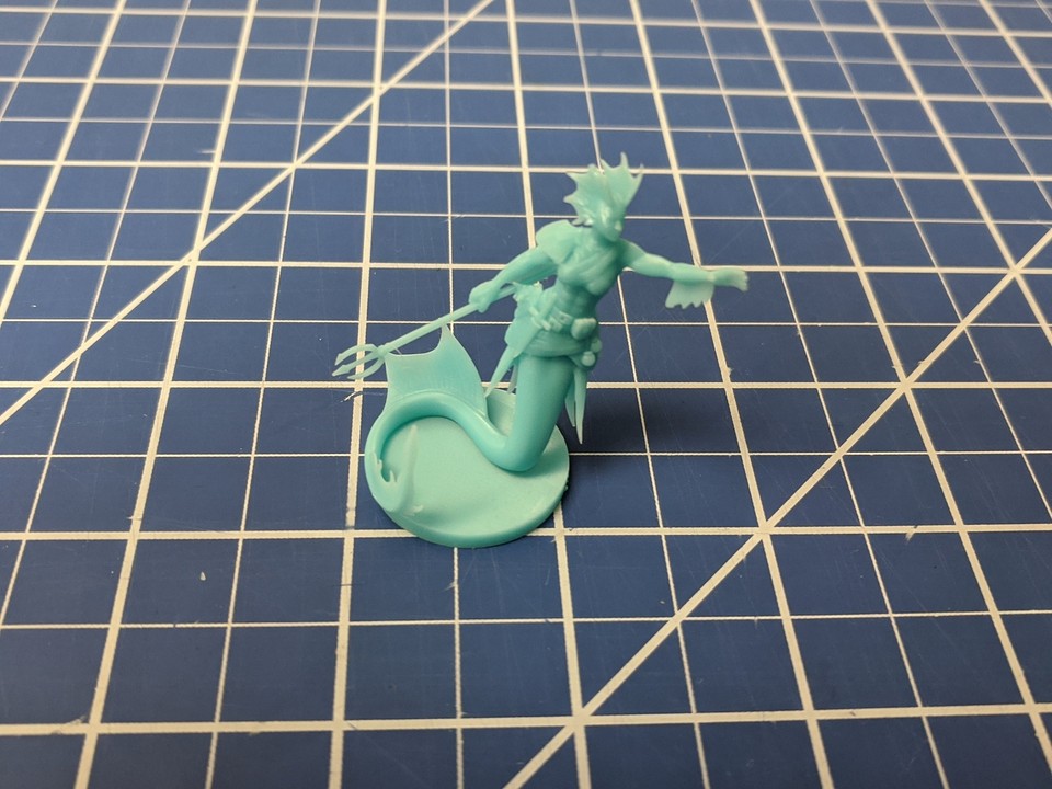 Merfolk Mini - DND - Pathfinder - Dungeons & Dragons - RPG - Tabletop ...