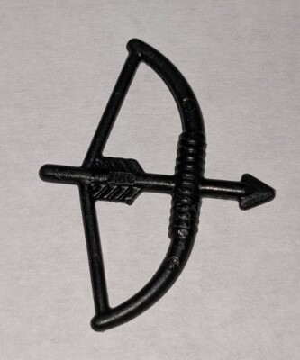 LEGO Bow & Arrow Black Weapon Kingdom Fantasy Castle Archer Minifig ...