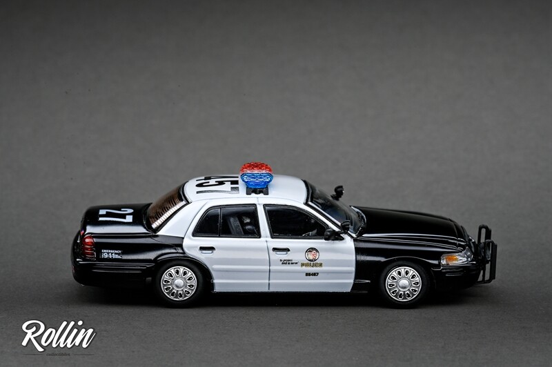 Rollin 1:64 Ford CV NYPD/LAPD Police Car Victoria Crown Diecast Toy Car ...