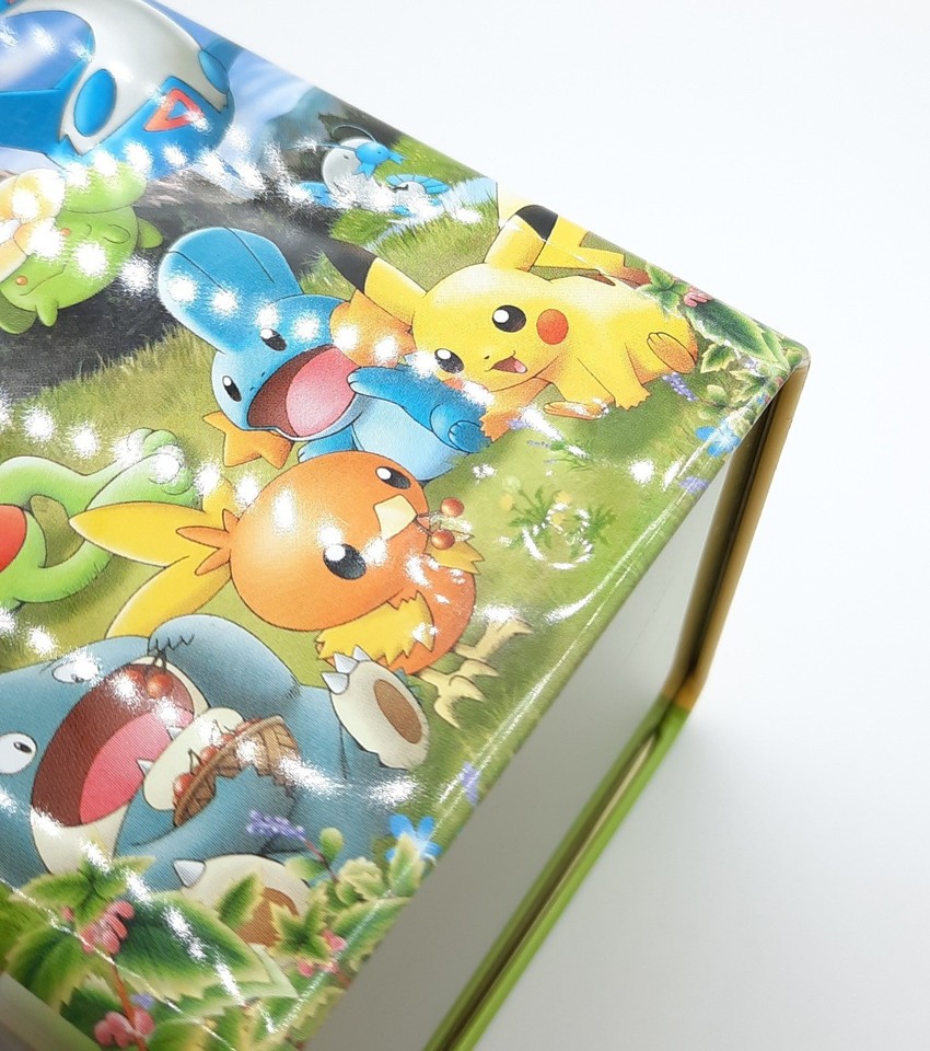 Pokemon Center 2005 butter pie candy tin Latios Latias Mudkip Munchlax ...