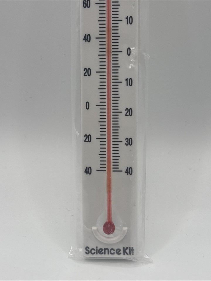 Science Lab Thermometer °F/°C Dual Scale Classroom Tool – -40° to 120°F ...