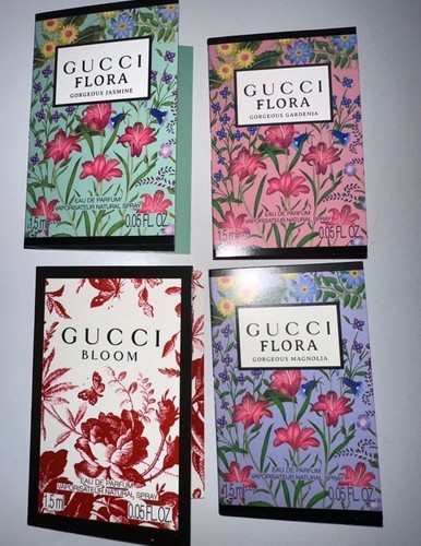 Gucci Perfume Women Collection 4pcs Samples Set 🎁 Gucci Bloom & Gucci ...