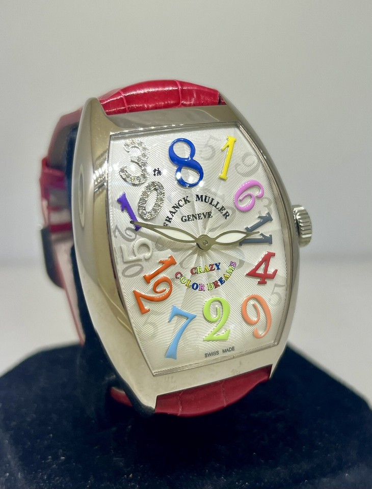 Franck Muller Crazy Hours Color Dreams Diamond Men's Automatic Watch ...