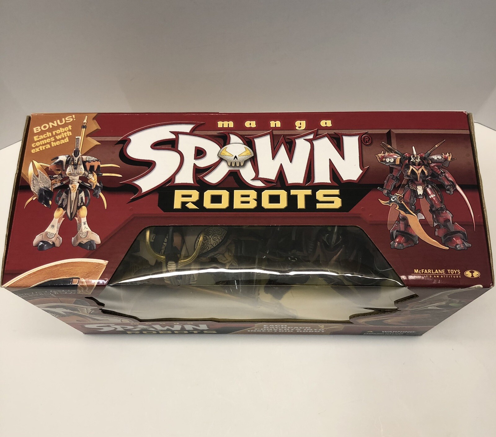 Manga Spawn Robots Deluxe Figure Case FS 2 Boxes 2004 McFarlane Toys Amricons for sale online | eBay