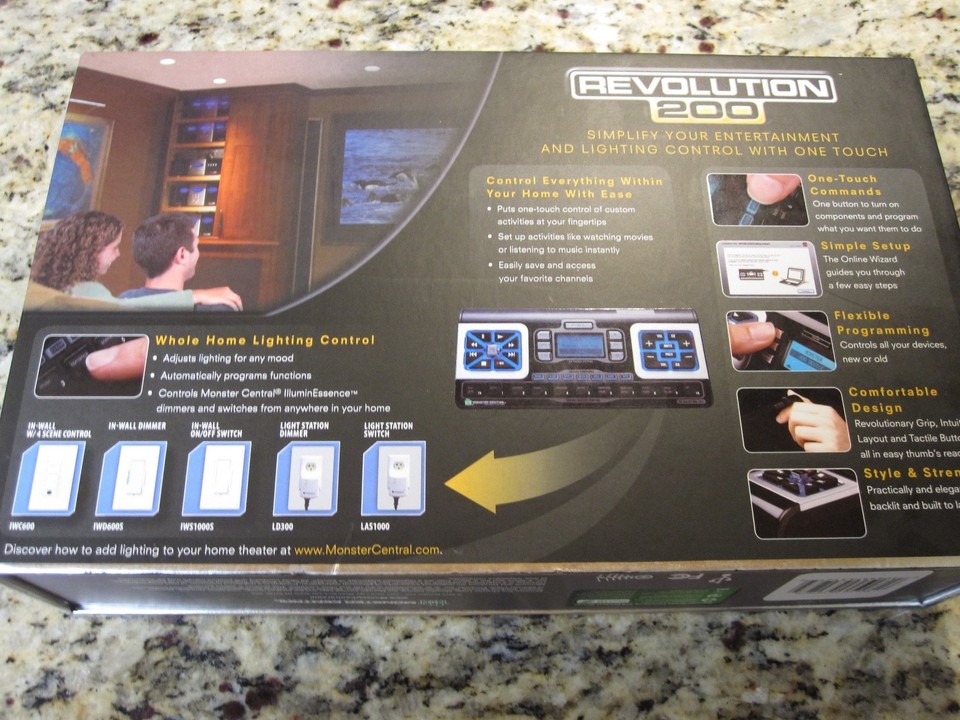 Monster Central Revolution 200 Simple Advanced AV Equipment Universal ...