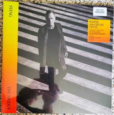 STING The Bridge Vinyl Record Barnes & Noble LTD. WHITE Vinyl Press NEW ...