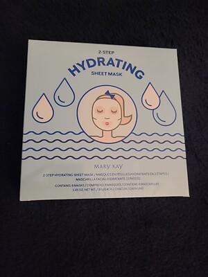 New Limited Edition Mary Kay 2 Step Hydrating Sheet Mask 8 Pack sealed ...