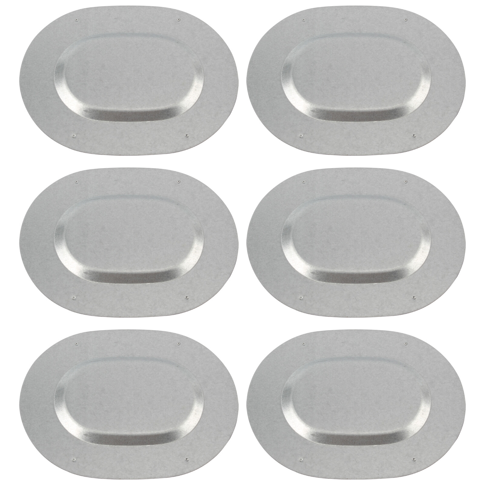 Floor Pan Drain Plugs set 6pc Oval Galvanized Zinc Plated plug trunk | eBay
