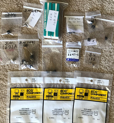 36 Unijunction Transistors UJT 2N491 2N1671 Most TO-5 Case | eBay