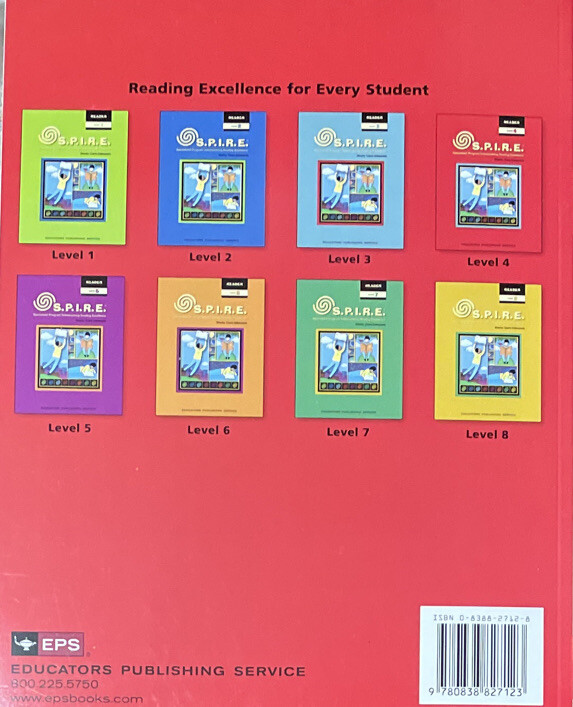 S. P . I. R. E. Spire EPS Sheila Clark-Edmands Student Reader Level 4 ...