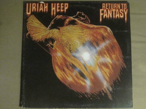 URIAH HEEP RETURN TO FANTASY LP OG '75 WARNER BROS BRONZE BS 2869 HARD ...