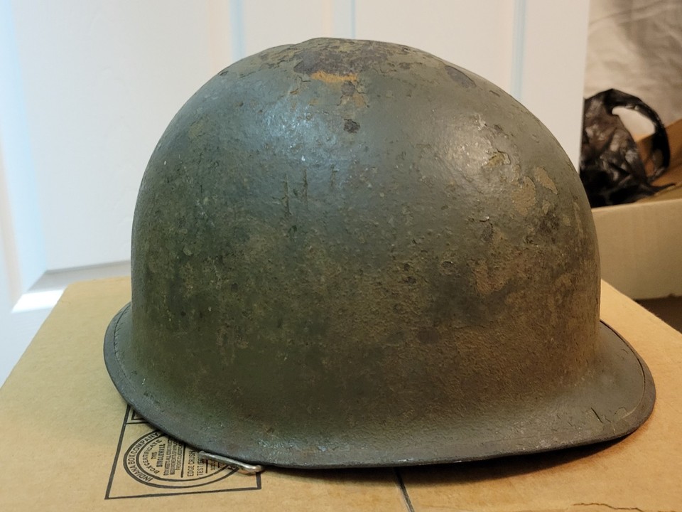 rare 1959 usmc mitchell cover with helmet and liner | eBay
