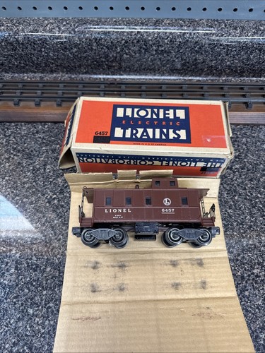 LIONEL Postwar 6457 Caboose w/OB EX (1947) | eBay