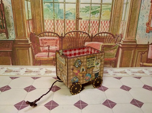 Doll Toy Puppet Trolley Cart Dollhouse Miniature Scale 1:12 Handmade | eBay