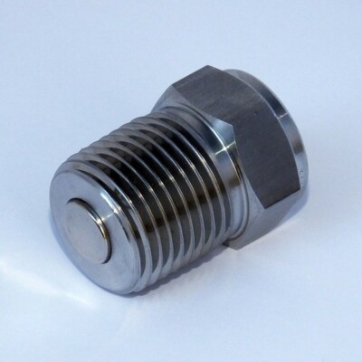 1/4"-18 NPT Stainless Steel Magnetic Oil Fill / Drain Sump Plug ...