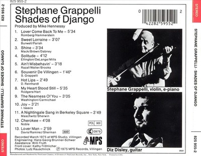 STEPHANE GRAPPELLI SHADES OF DJANGO NEW CD 42282595522| eBay