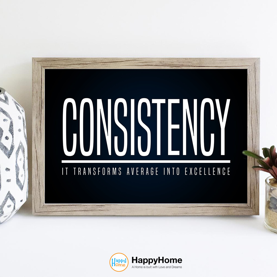Consistency Definition Poster Motivational Inspirational Wall Art ...