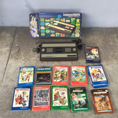 MATTELL 2609A INTELLIVISION TESTED CONSOLE WITH BOX INCLUDES 11 GAMES ...