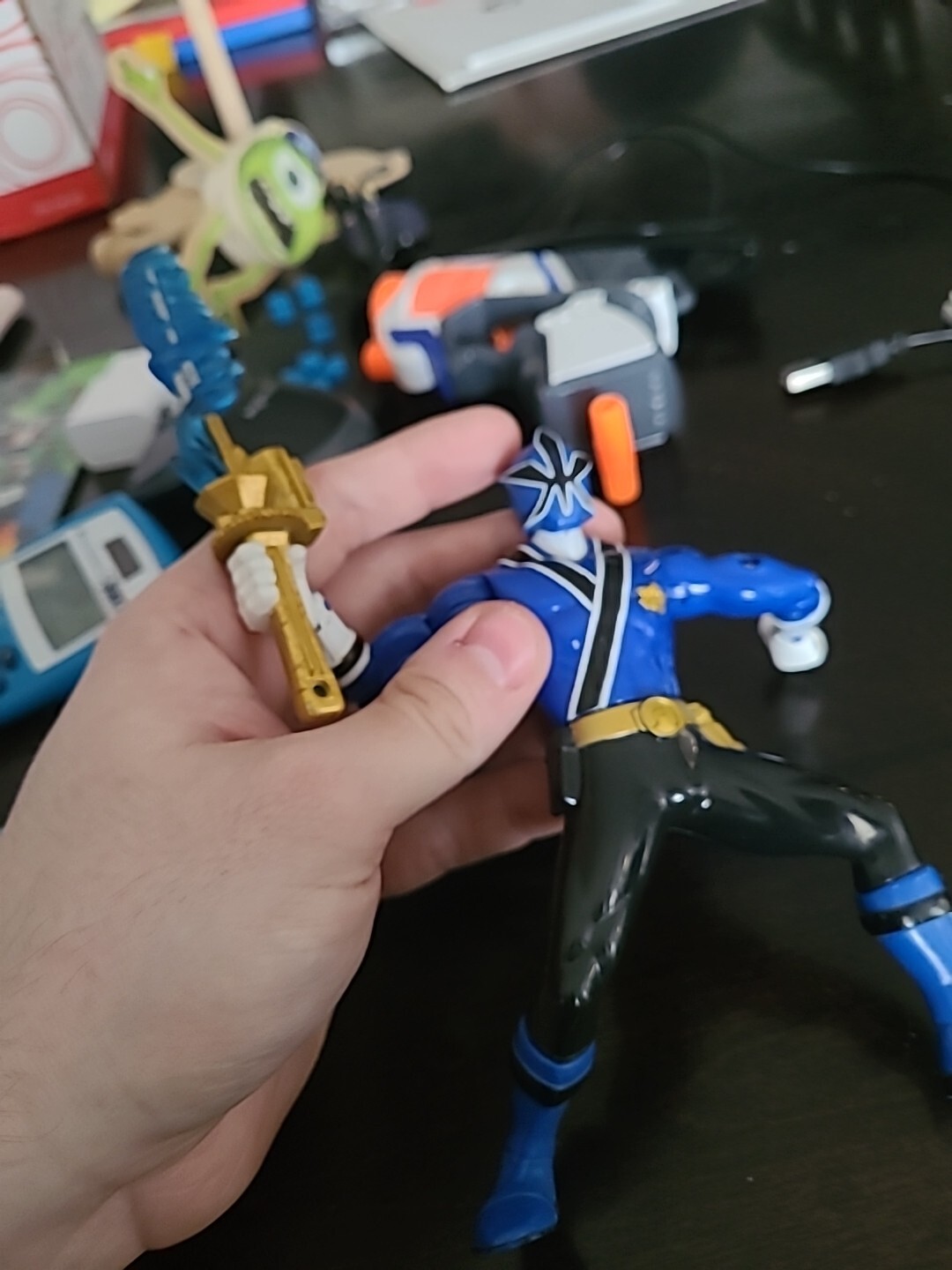 2011 Bandai SCG Samurai Power Ranger Blue Ranger Action Figure With ...