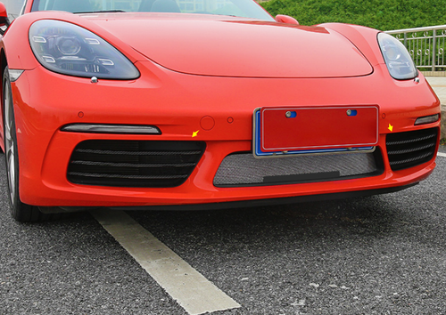 For Porsche 718 2016-2021 Carbon Fiber Steel Exterior Front Fog Light ...