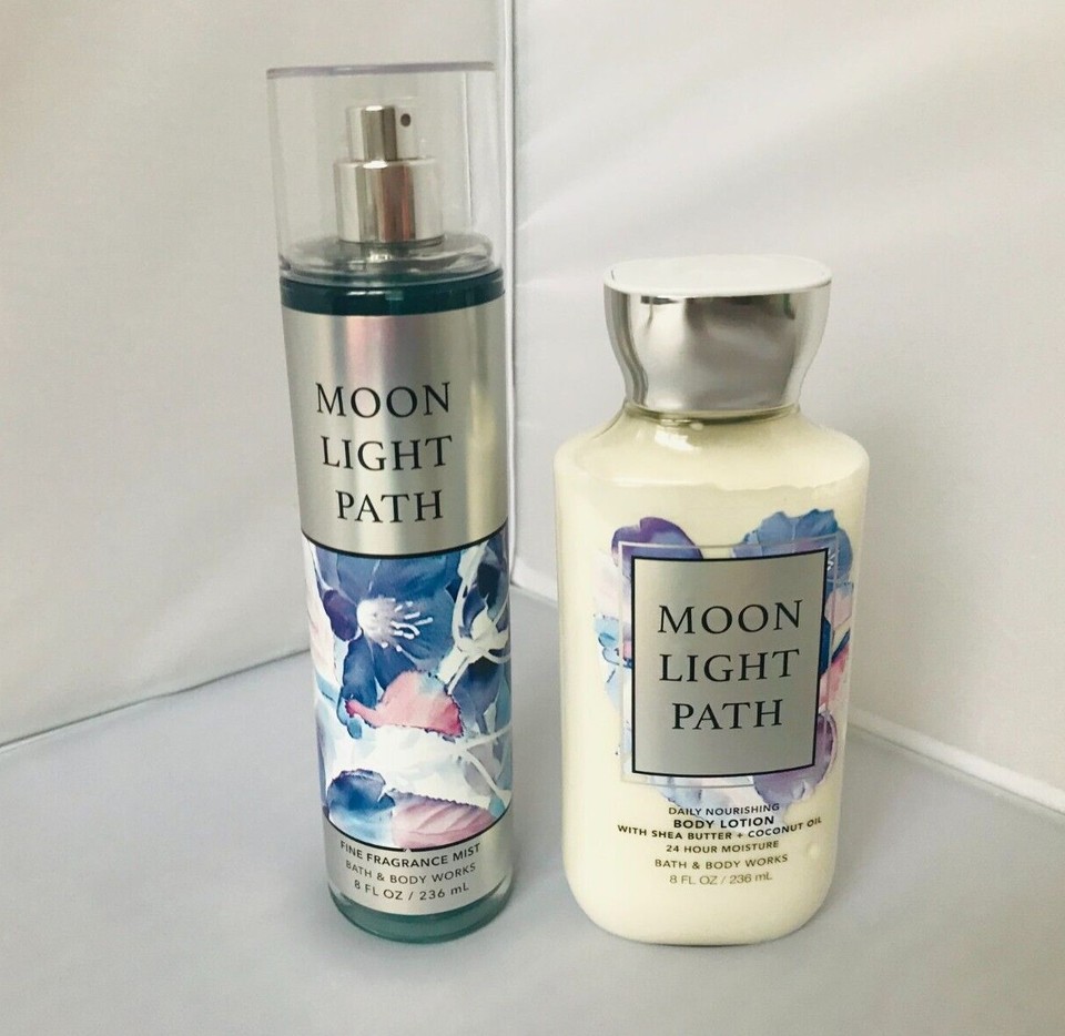 BATH AND& BODY WORKS MOON LIGHT PATH MIST SHOWER GEL LOTION CREAM U ...