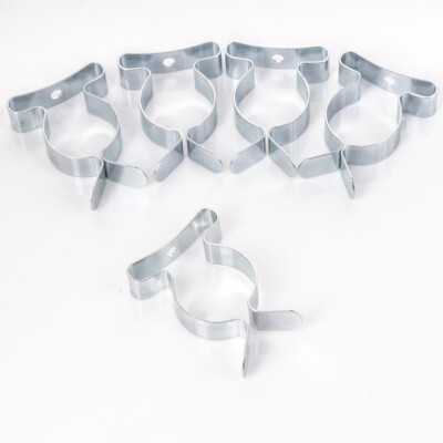 5x TOOL CLIPS Garage Shed Workshop Equipment Storage 25mm CLOSED GRIP ...